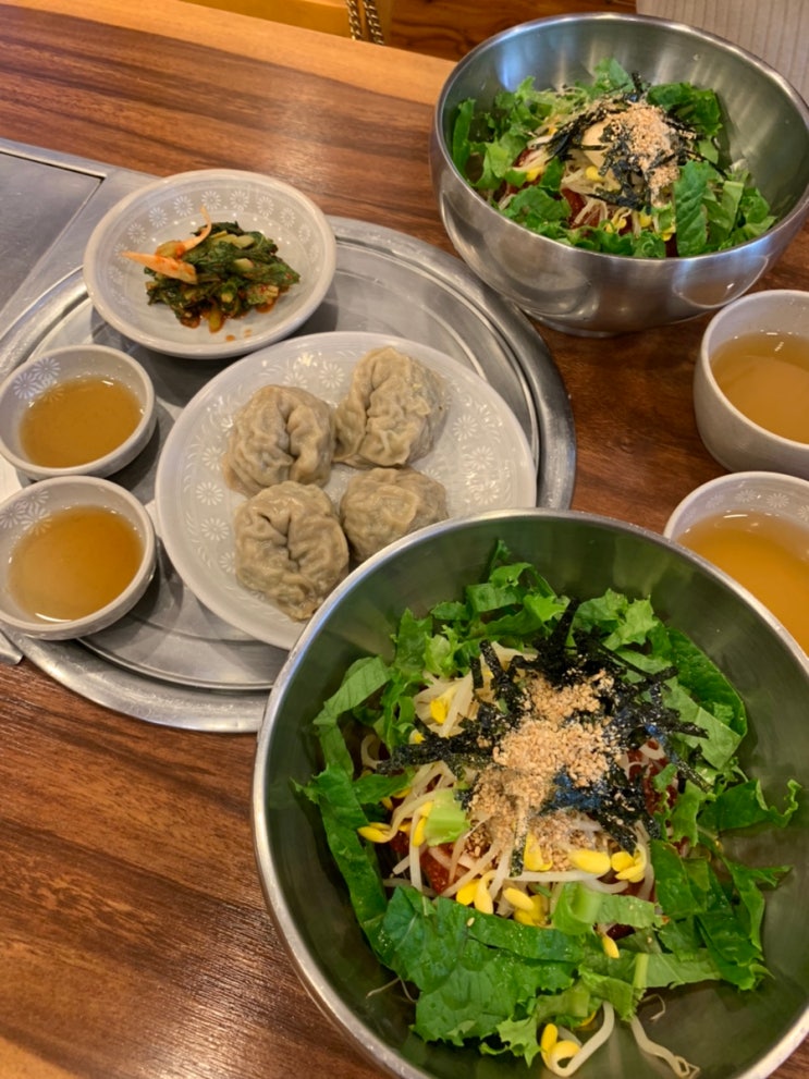 대전 유성구 전민동 점심 회식 장소로 좋은 메밀 막국수 왕만두 맛집 ‘우리메밀촌 후기 네이버 블로그