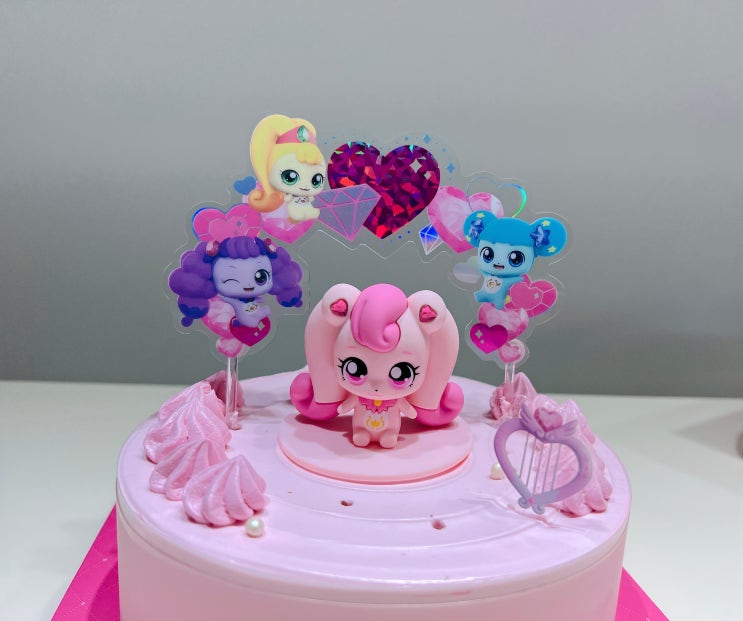 뚜레쥬르 반짝반짝 하츄핑 케이크 And 캐치티니핑 뚱카롱 후기 네이버 블로그