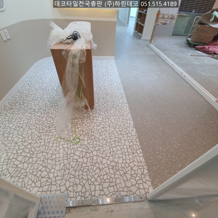 부산데코타일[NOXFLOR/KCC전국총판 (주)하린데코]용호동 사무실 바닥재 / 녹수LVT+ 오키드3000 NOT-3629 ...