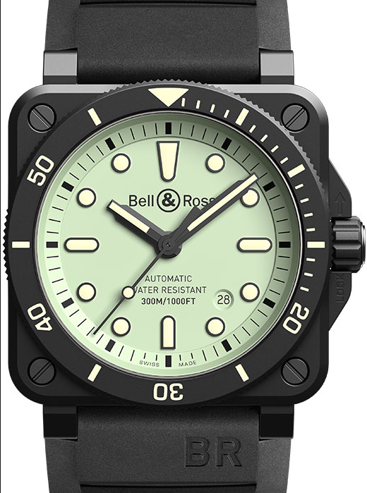 오늘은 Bell & Ross Br03-29 Diver Lum, Black 모델 워치페이스를 만들었다. : 네이버 블로그