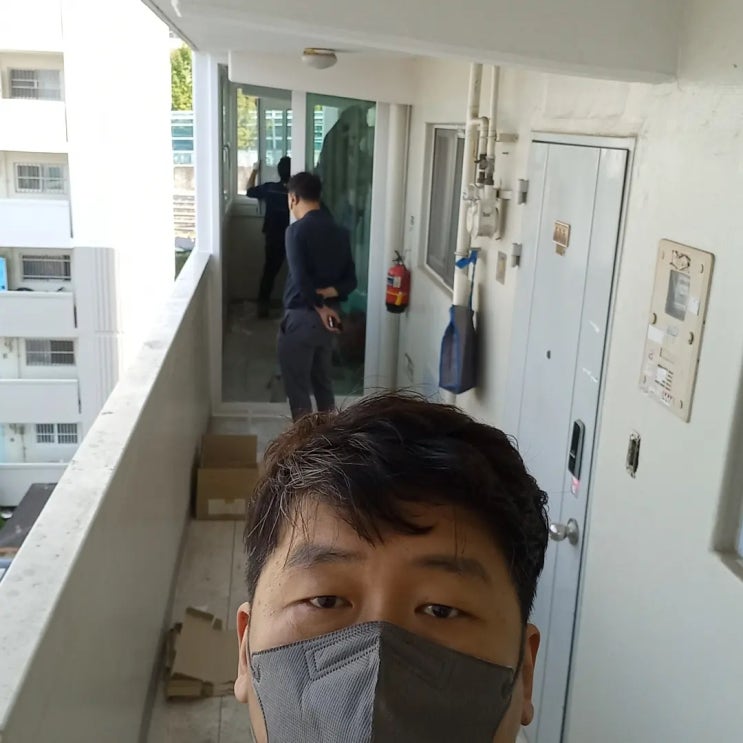 증평주공2단지아파트 복도 샤시설치 : 네이버 블로그