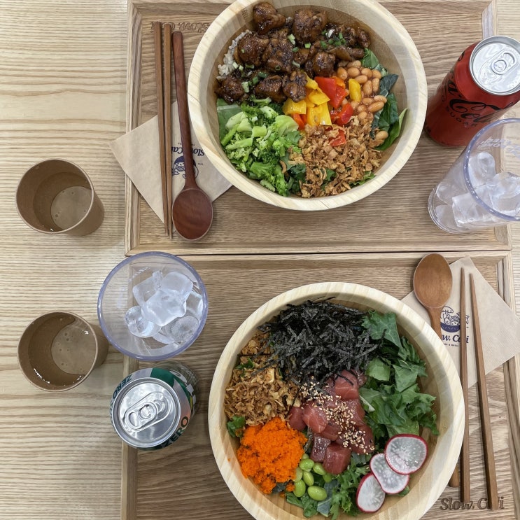 맛, 양, 건강, 분위기 모두 잡은 광교 아브뉴프랑 샐러드 맛집, 슬로우 캘리(Slow Cali) : 네이버 블로그