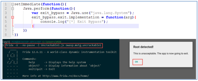 안드로이드 앱 난독화 솔루션 앱캐모, 프리다(Frida) 또는 매지스크(Magisk)로 인한 루팅 탐지 우회, 후킹, 메모리 ...