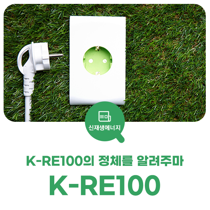 K-RE100 (알이백? 알비백? k-RE100의 정체를 알려주마) : 네이버 블로그