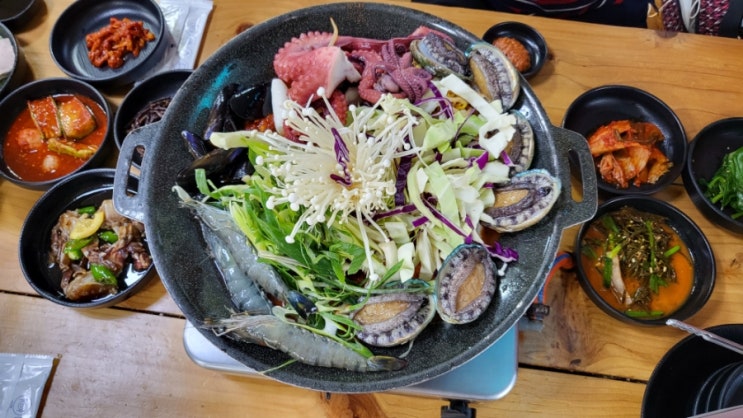 제주도 한식대첩 우승 맛집 만덕이네 전복문어흑돼지 두루치기정식 먹고왔어요 네이버 블로그
