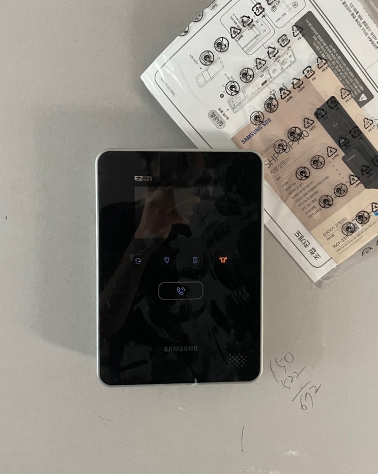 영등포구 양평동 삼성래미안아파트 삼성 비디오폰 SHT-3625AMK , 삼성 도어락 SHP-DP940 설치 후기 : 네이버 블로그