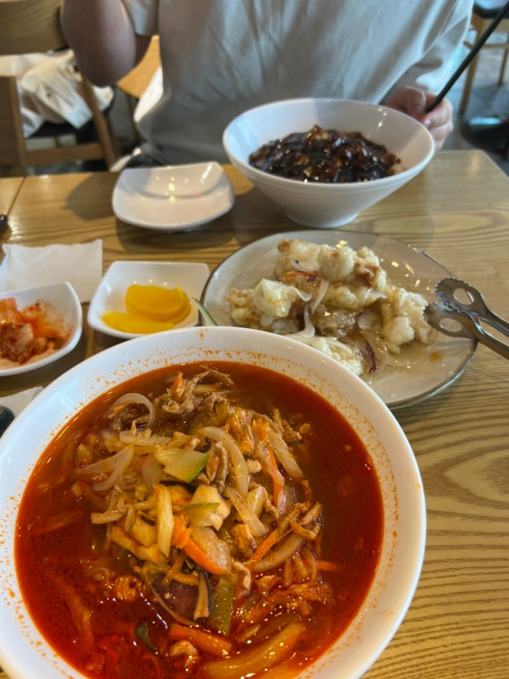 동탄레이크꼬모 송탄영빈루 짜장 짬뽕 찹쌀탕수육 네이버 블로그