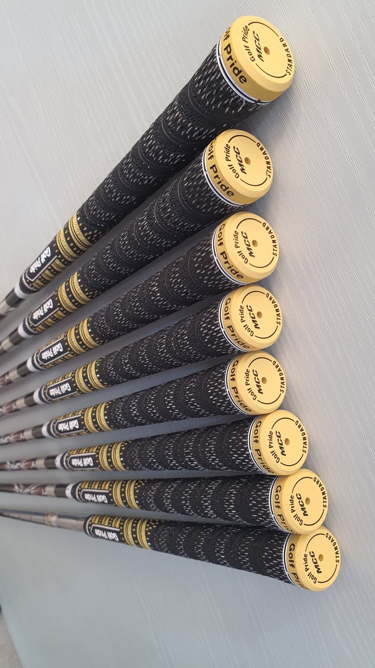 아이언 클럽 그립교체 MCC TEAM Gold&Black Grip : 네이버 블로그