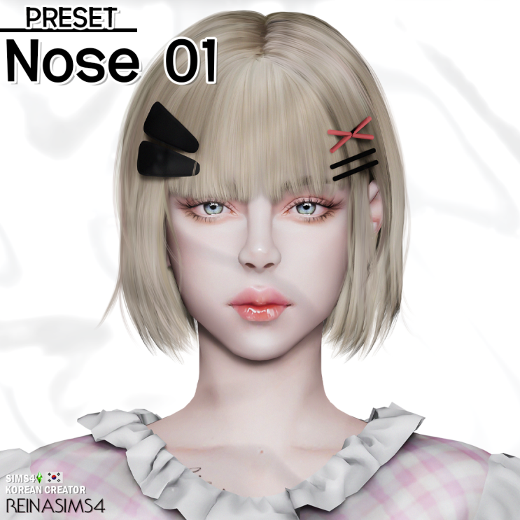 [심즈4 프리셋] REINA_TS4_NOSE PRESET_FEMALE_01 : 네이버 블로그
