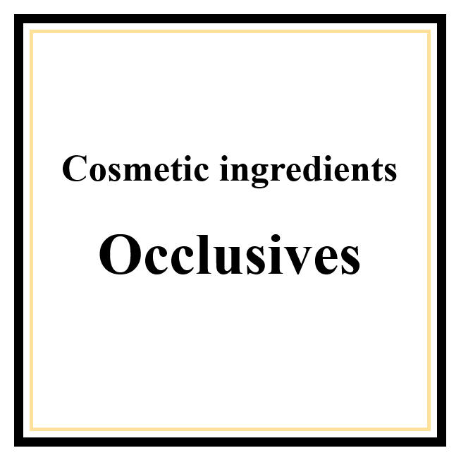 화장품 원료 8. 밀폐제 Occlusives : 네이버 블로그