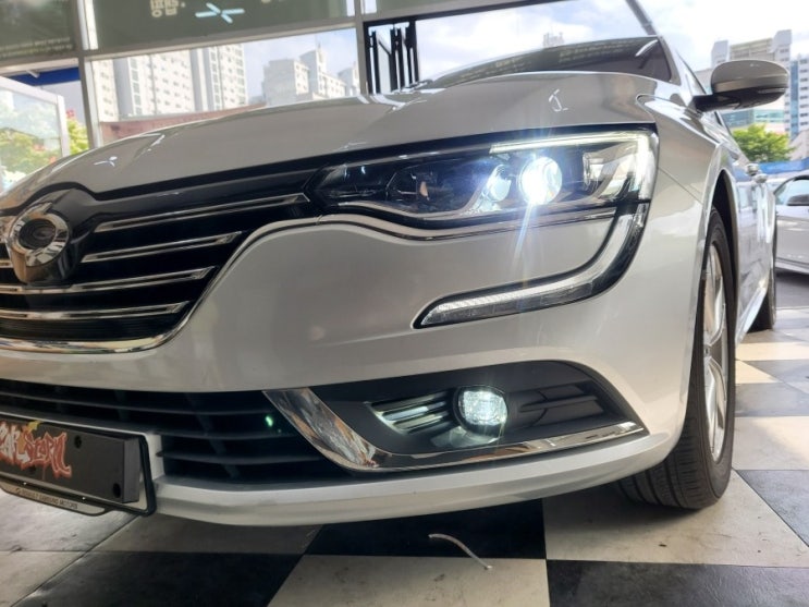 sm6 전조등 + 순정 안개등LED 라이트 광주 장착점~! : 네이버 블로그