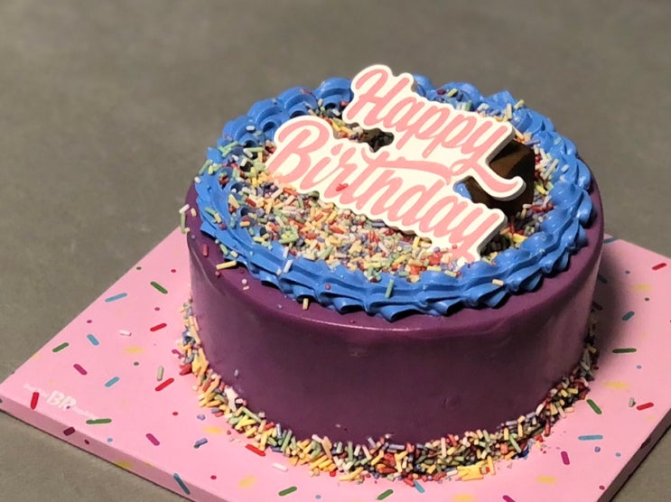 [베라] 배스킨라빈스 31 ‘미니해피버스데이케이크’ 아이스크림케이크 추천 : 네이버 블로그