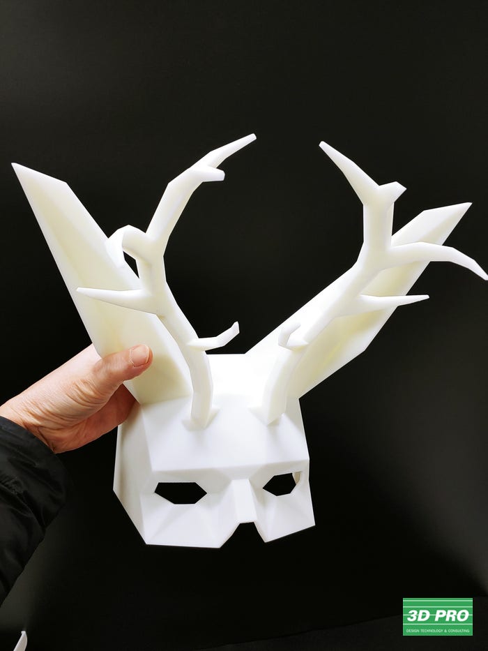 3d프린팅으로 가면 모양 출력물제작 3d 프린터 시제품 출력대학생 졸업작품 Sla 레이저 방식abs Like 레진 소재