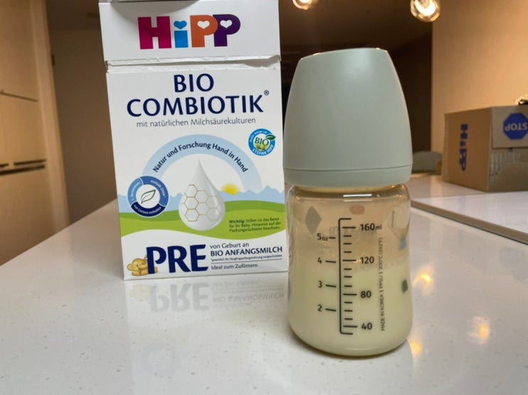 신생아 아기 황금똥 힙 바이오 콤비오틱 : 힙 분유 프레 (Hipp) 분유 갈아타는 방법 : 네이버 블로그