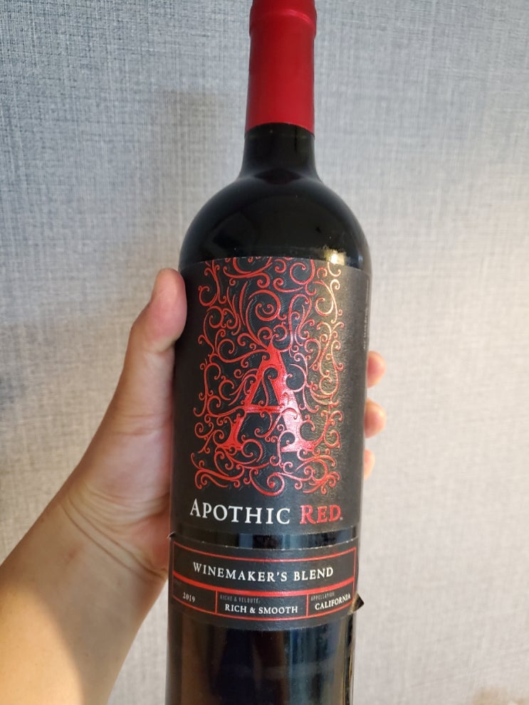 Apothic red 2019, 아포틱 레드 2019 : 네이버 블로그