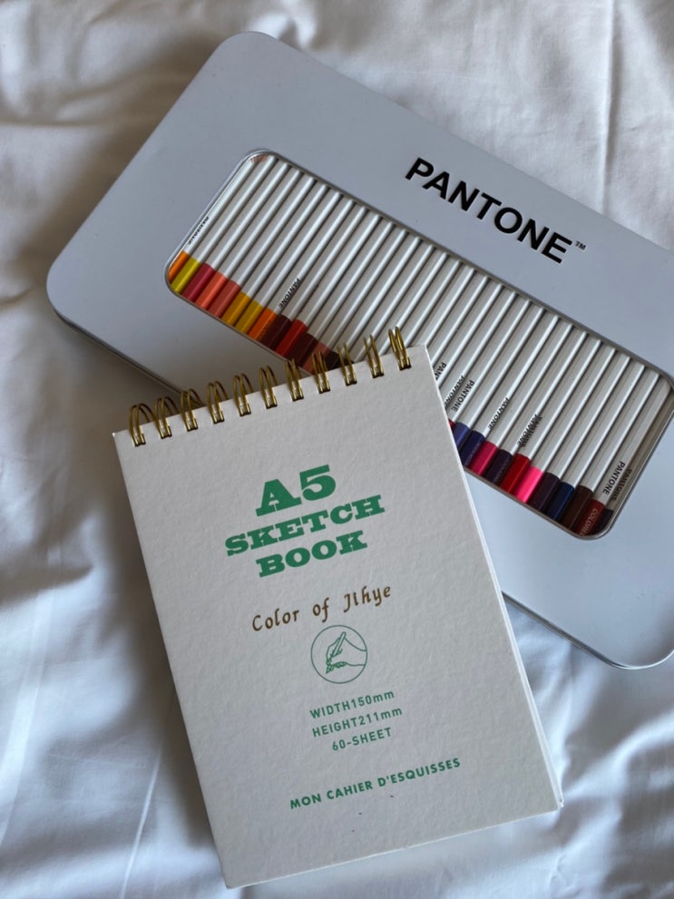팬톤PANTONE 유성색연필로 그려본 하루들 🎨 : 네이버 블로그
