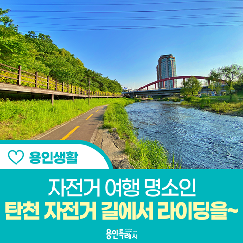 용인 생활 따뜻한 봄날 자전거 여행 명소인 용인시 탄천 자전거 길에서 라이딩을 즐겨요~ 네이버 블로그