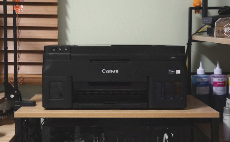 캐논 G4900 프린터 자가점검 자가 수리 잉크 보충 카트리지 교체 5B00 오류 Canon G4900 PIXMA G ...