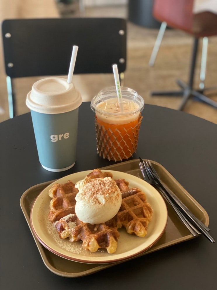 약수역 카페 ‘커피그래 gre’ 크로플 맛집(주말 주차 가능) : 네이버 블로그