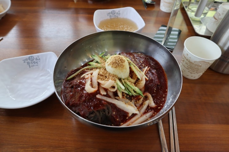 단양 냉면 맛집 설월칡냉면 푸짐 보쌈 단체로도 안성맞춤 네이버 블로그