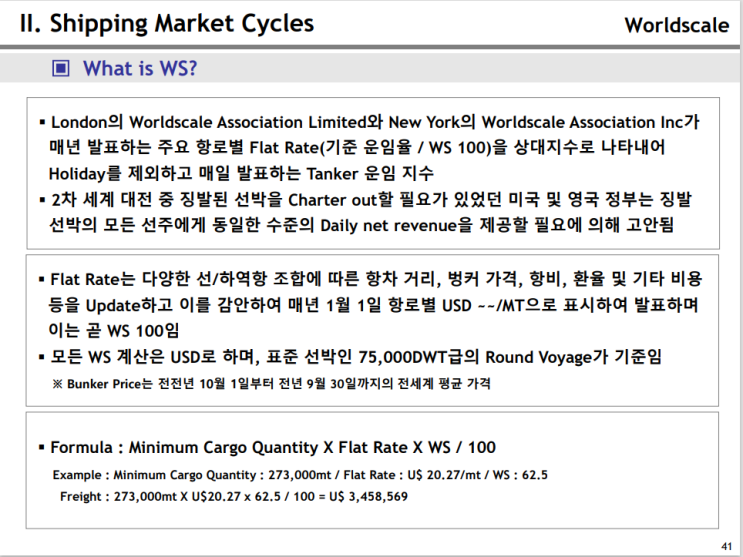 Worldscale-유조선 운임지수 : 네이버 블로그