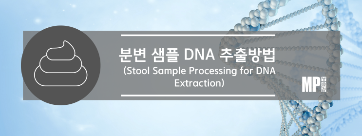분변 샘플 DNA 추출을 위한 전처리 (Stool Sample Processing for DNA Extraction) : 네이버 블로그