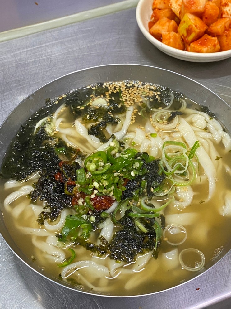 부산동래 동래시장 칼국수 비빔당면 맛집 자매분식 솔직후기 네이버 블로그