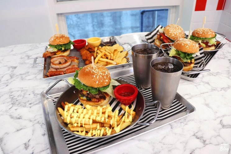 강남역 햄버거 버거파이브 한국의 파이브가이즈 수제버거 맛집 네이버 블로그