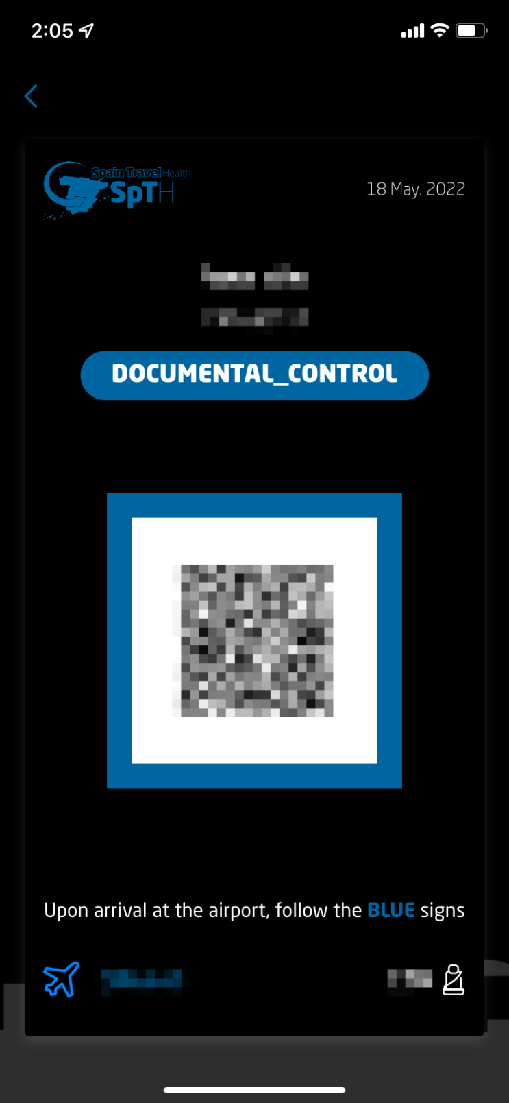 2022 유럽 여행 준비 #8 - 스페인 입국 SpTH QR코드 발급받기 : 네이버 블로그