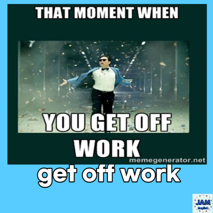 [직장영어] 퇴근하다 get off the work, day off,clock out 출근,야근, 연차, 반차,재택근무 ...