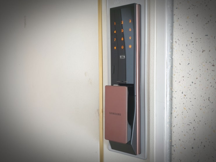 춘천 칠전동 칠전 대우 1차 아파트 삼성 푸시풀 도어락 SHP-DP751 설치 : 네이버 블로그