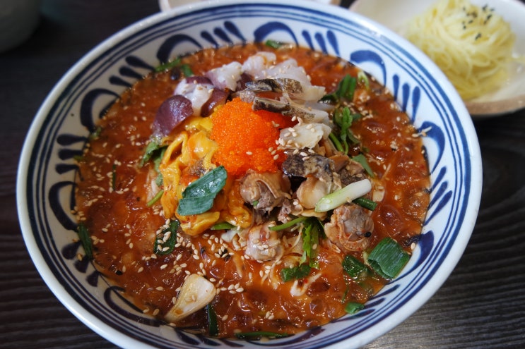 구의동꼬막비빔밥맛집 연안식당 광장구의점 해산물물회 엄지척 네이버 블로그