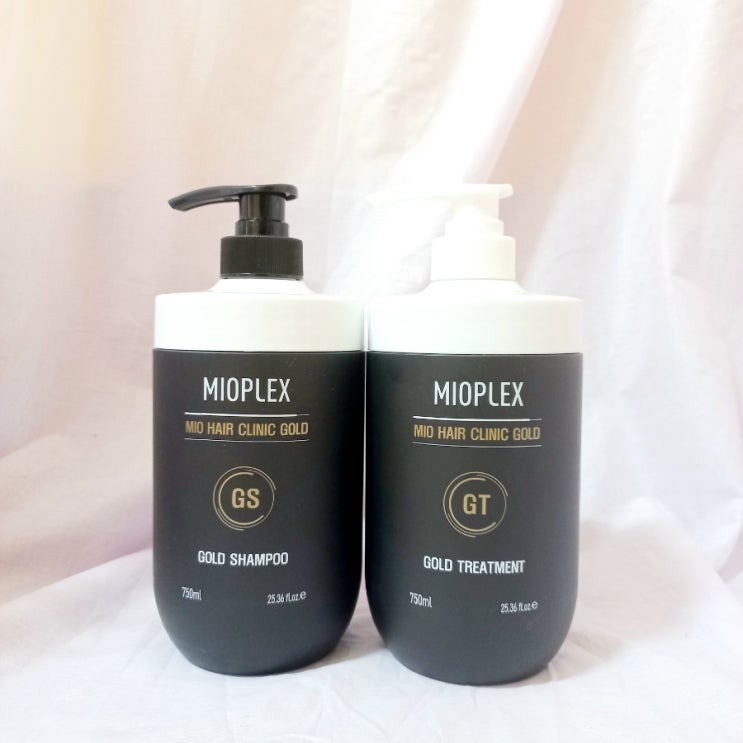 미오플렉스 골드 샴푸 & 골드 트리트먼트(750ml) : 네이버 블로그
