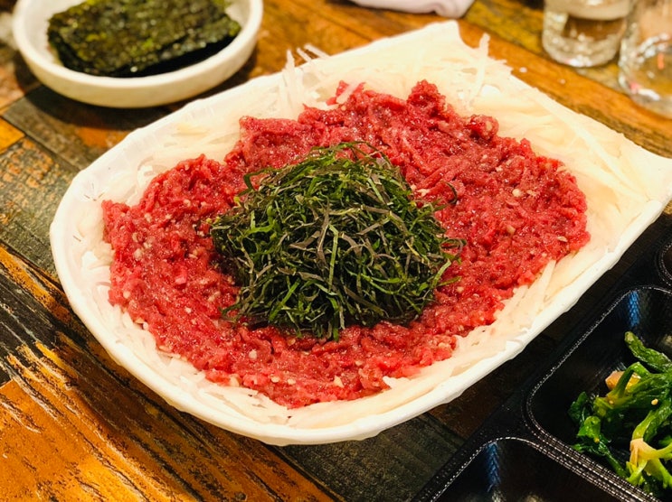 부산 사상 맛집 육전과 육회가 별미인 맹여사 육전육회 네이버 블로그