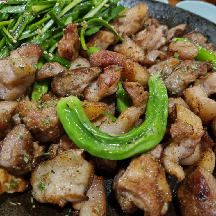 까치산 돼지특수부위 전문점 숙성고기맛집 광선집 시그니처 메뉴 숯불 꼬들살 그리고 뽈살 네이버 블로그