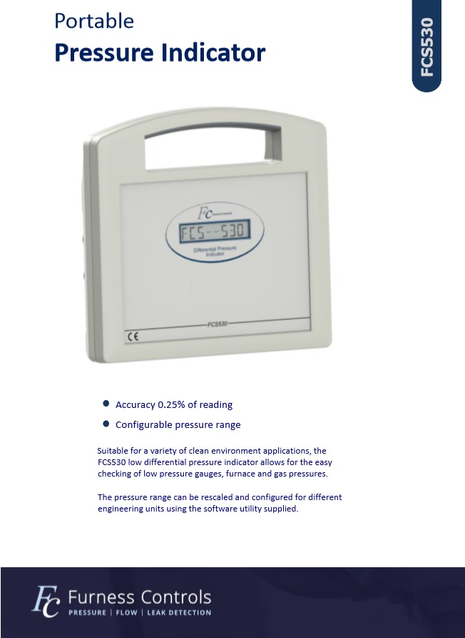 FCO520[단종] / FCS530 휴대용 압력계, 휴대용 차압계, 휴대용 미압계 Portable Pressure ...