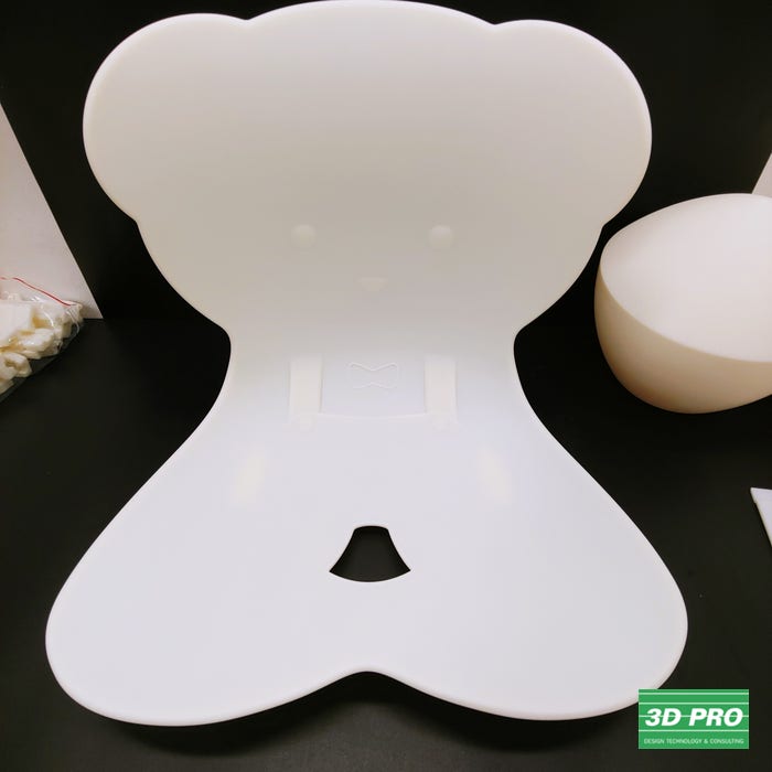3d프린팅으로 어린이 등받이 의자 출력물 제작 3d 프린터 시제품 출력대학생 졸업작품 Sla 레이저 방식abs Like