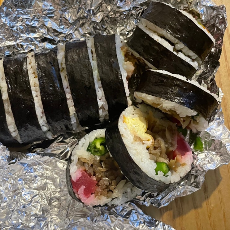 부산 용호동 와사비참치김밥 추천 홍연자명품김밥 용호w점 네이버 블로그