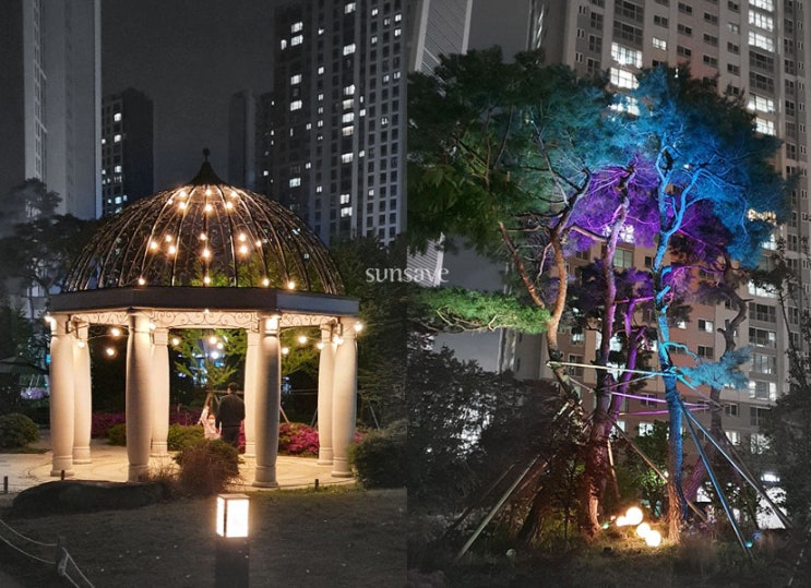 아파트 경관조명으로 감성을 입힌 시흥 은계호반써밋플레이스 네이버 블로그