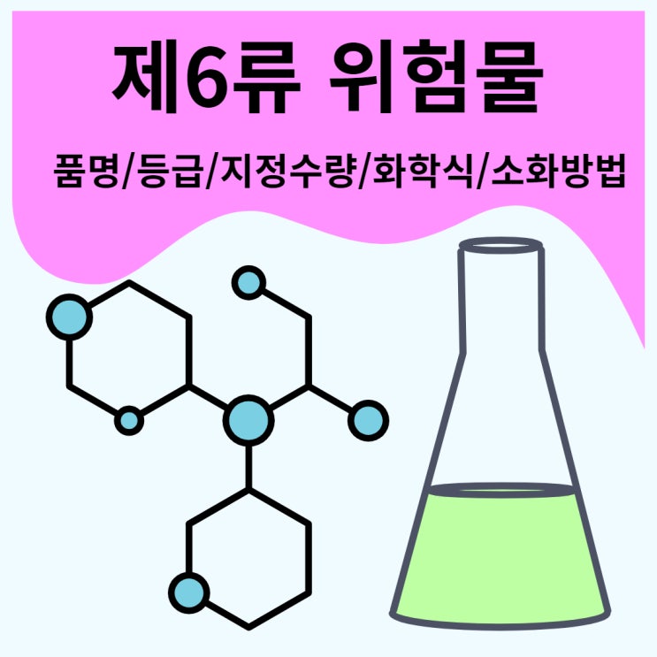 위험물기능사 제6류 위험물 성질 품명 지정수량 화학식 소화방법 정리 네이버 블로그