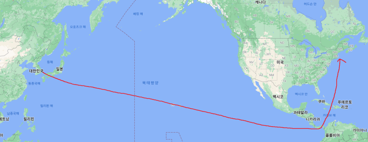 미국 운송 방법 AW(All water), MLB(Mini lnad bridge), IPI(Interior point ...