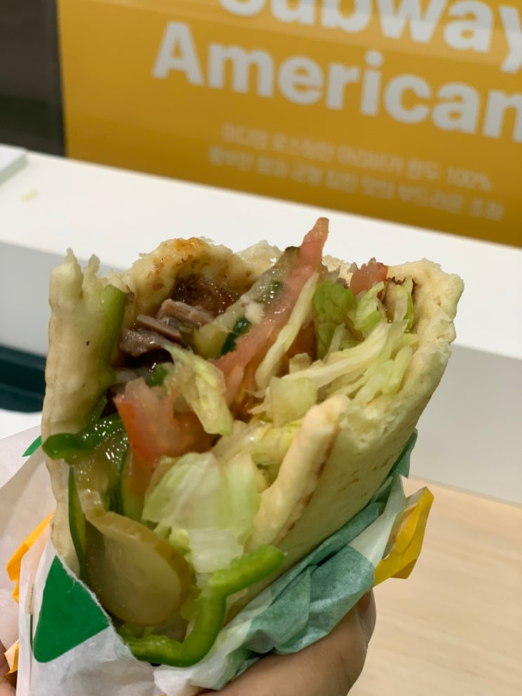 광명역 맛집 내카드내산 어반브릭스 맛집 서브웨이 스테이크and치즈 샌드위치 후기 네이버 블로그
