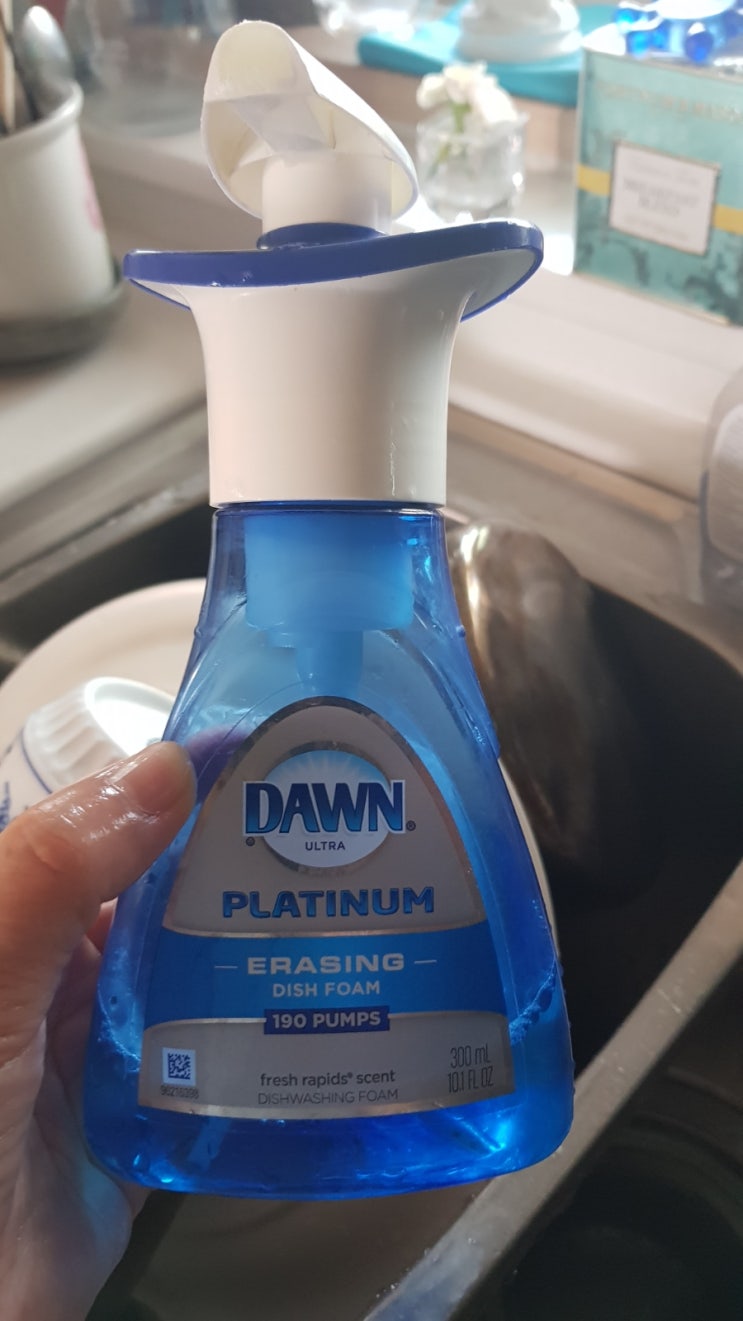 미국주방세제 돈(DAWN) 울트라 플래티넘, 거품나오는 용기 : 네이버 블로그