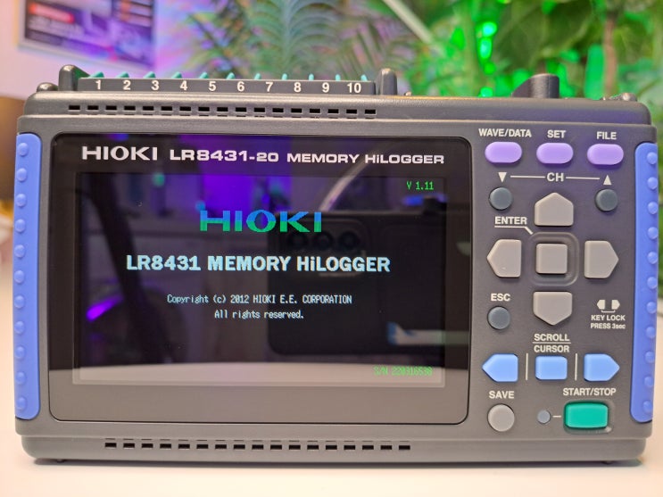 [HIOKI] LR8431-20 메모리하이로거 언박싱 리뷰 : 네이버 블로그