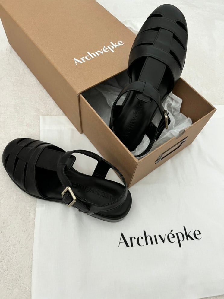 아카이브앱크 피셔맨 샌들 / Archivepke Fisherman sandal (Deep sleep) 구매후기 / 여성 여름샌들 ...