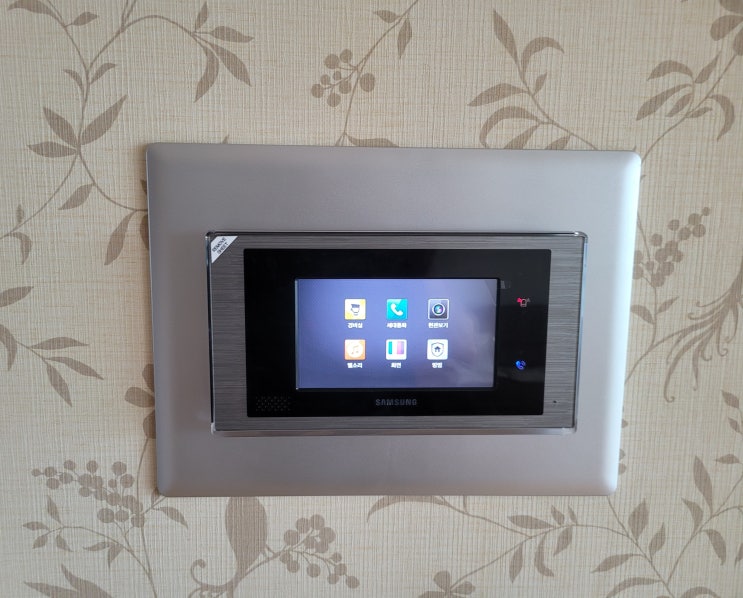 송파구 잠실동 레이크팰리스아파트 삼성 비디오폰 SHT-3527XA 설치 후기 : 네이버 블로그
