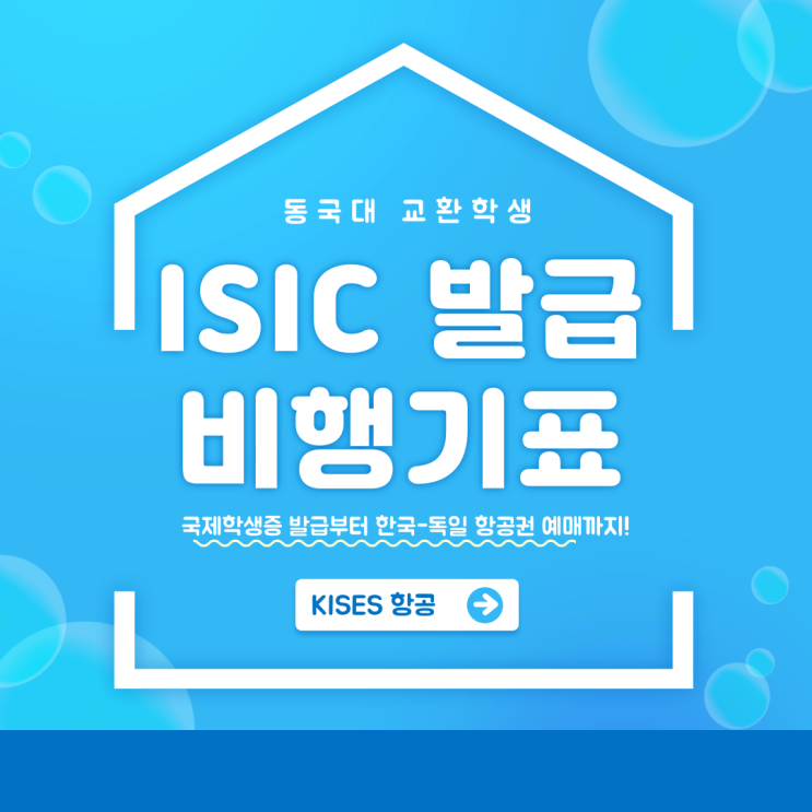 동국대 교환학생 Isic 국제학생증 발급독일 슈투트가르트 키세스 항공권 Feat Dhbw Stuttgart 일처리