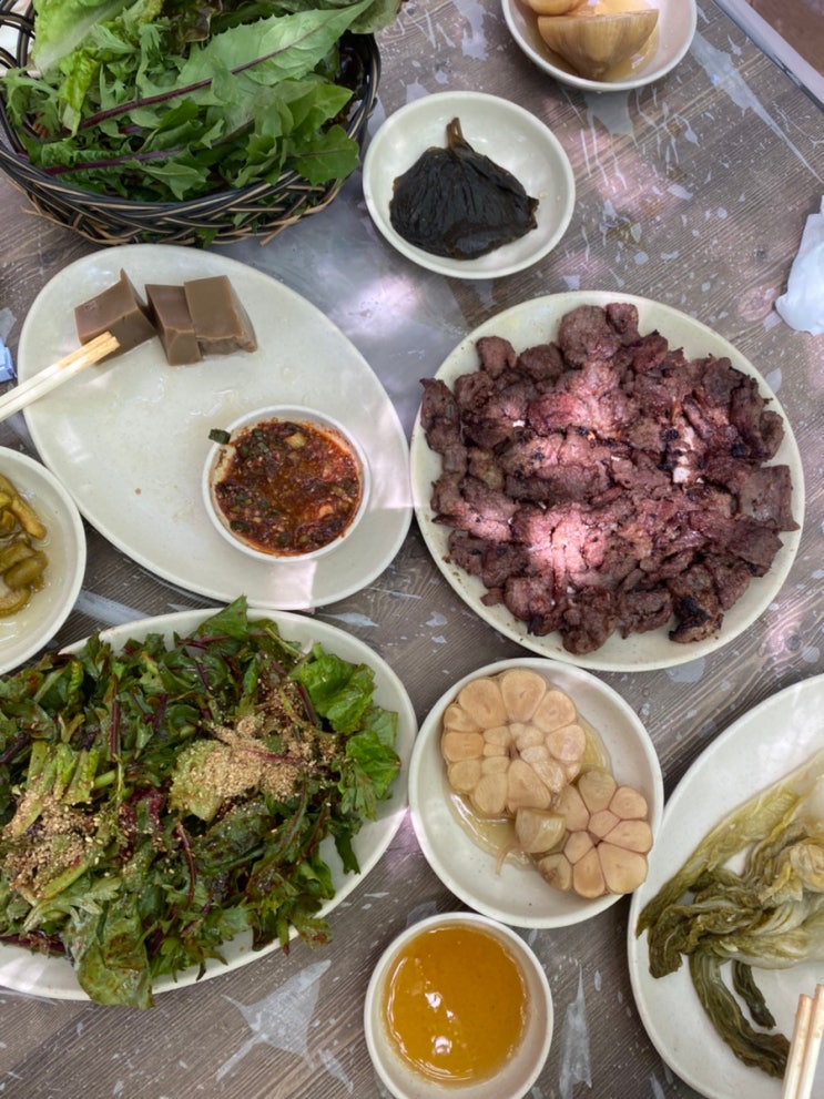 밀양 단장면 표충사 계곡 백숙 염소고기 오리고기 맛집에 물놀이는 덤 방갈로농원 네이버 블로그