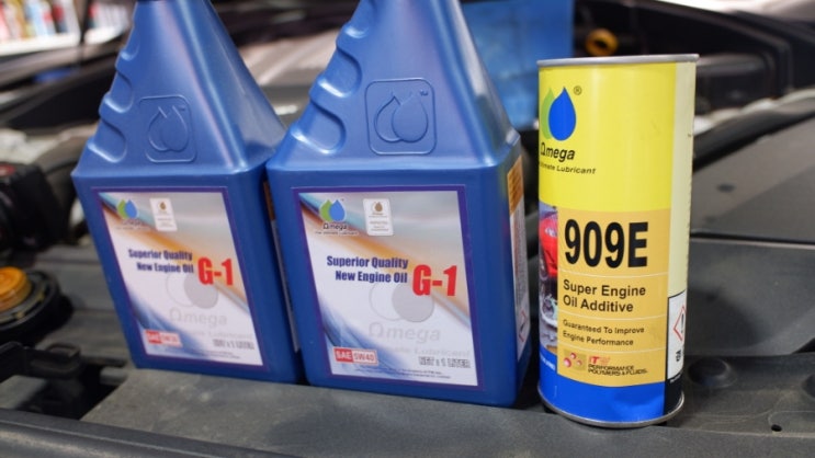 제네시스 G80 3.3T-GDI 스포츠 OMEGA G-1 5W40 909E 오메가 엔진오일 : 네이버 블로그