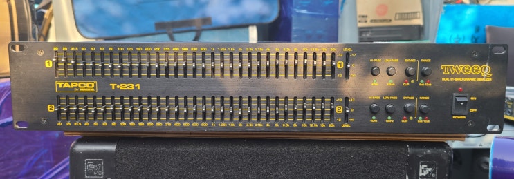 TAPCO T-231 탑코 31밴드 듀얼채널 그래픽이퀼라이져 : 네이버 블로그